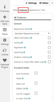 Create Responsive Table with Datatable Plugin by Supsystic