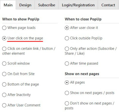Show Popup when User Clicks on the Page - Ultimate WordPress Plugins by ...