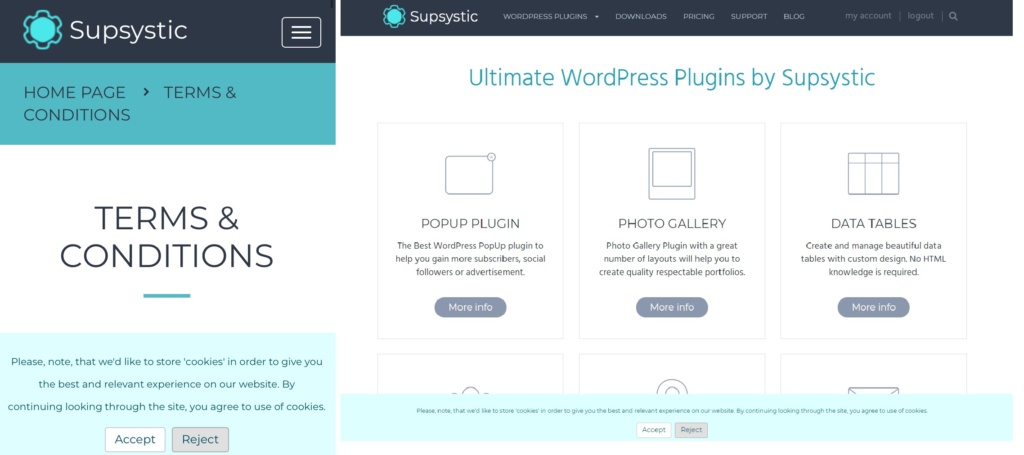 Looks and works great on all devices | Features | Supsystic WP Plugins